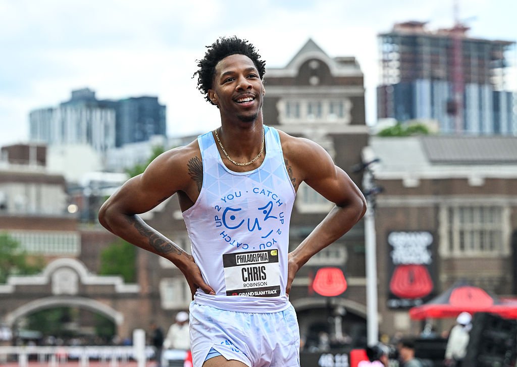 US sprinter suffers horrific wardrobe malfunction as manhood falls out ...