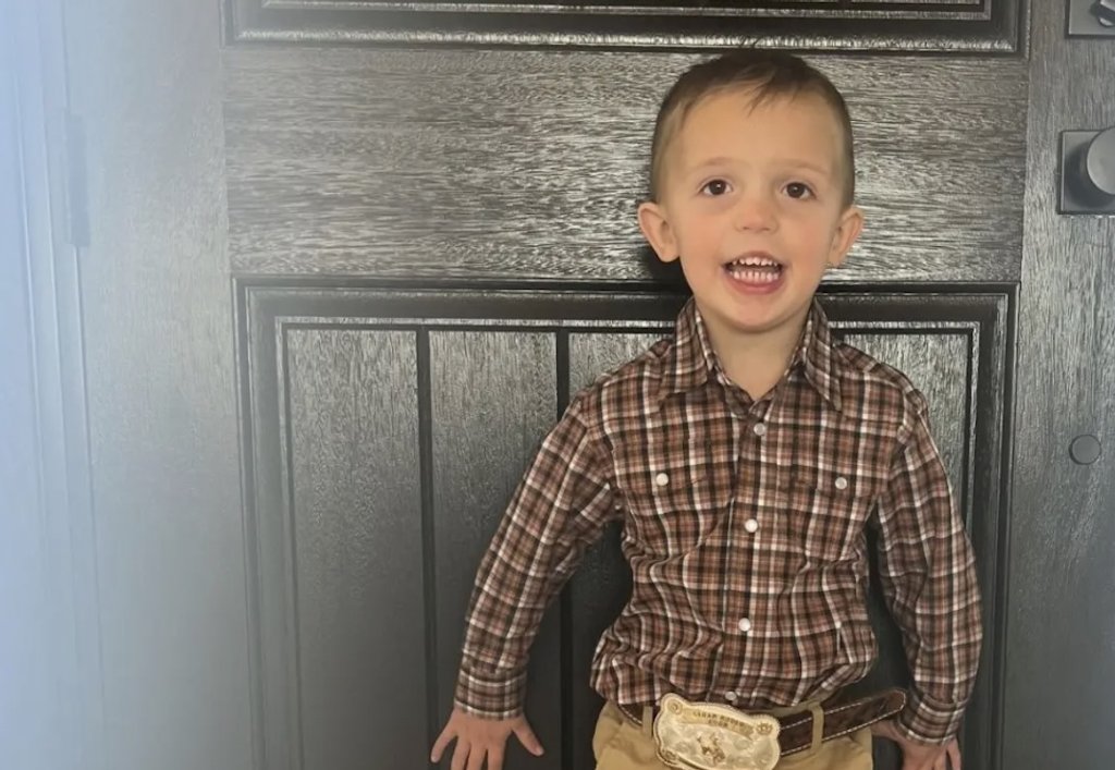 ‘LEVI WOKE UP’: Rodeo star Spencer Wright’s 3-year-old son makes ...