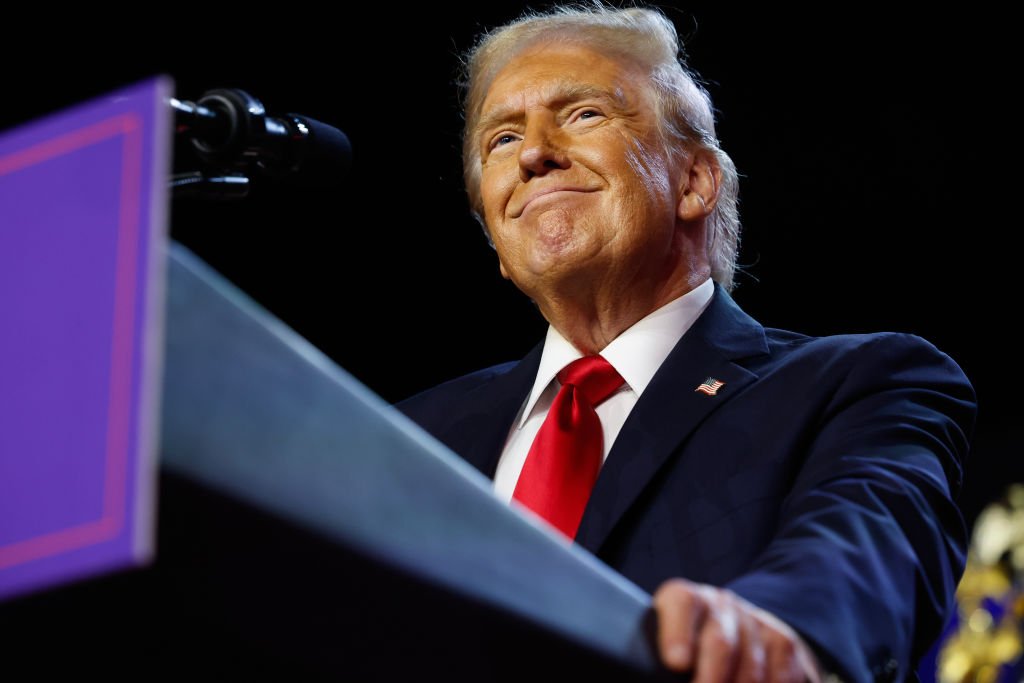 Donald Trump Addresses The Nation As He Edges Closer To Victory